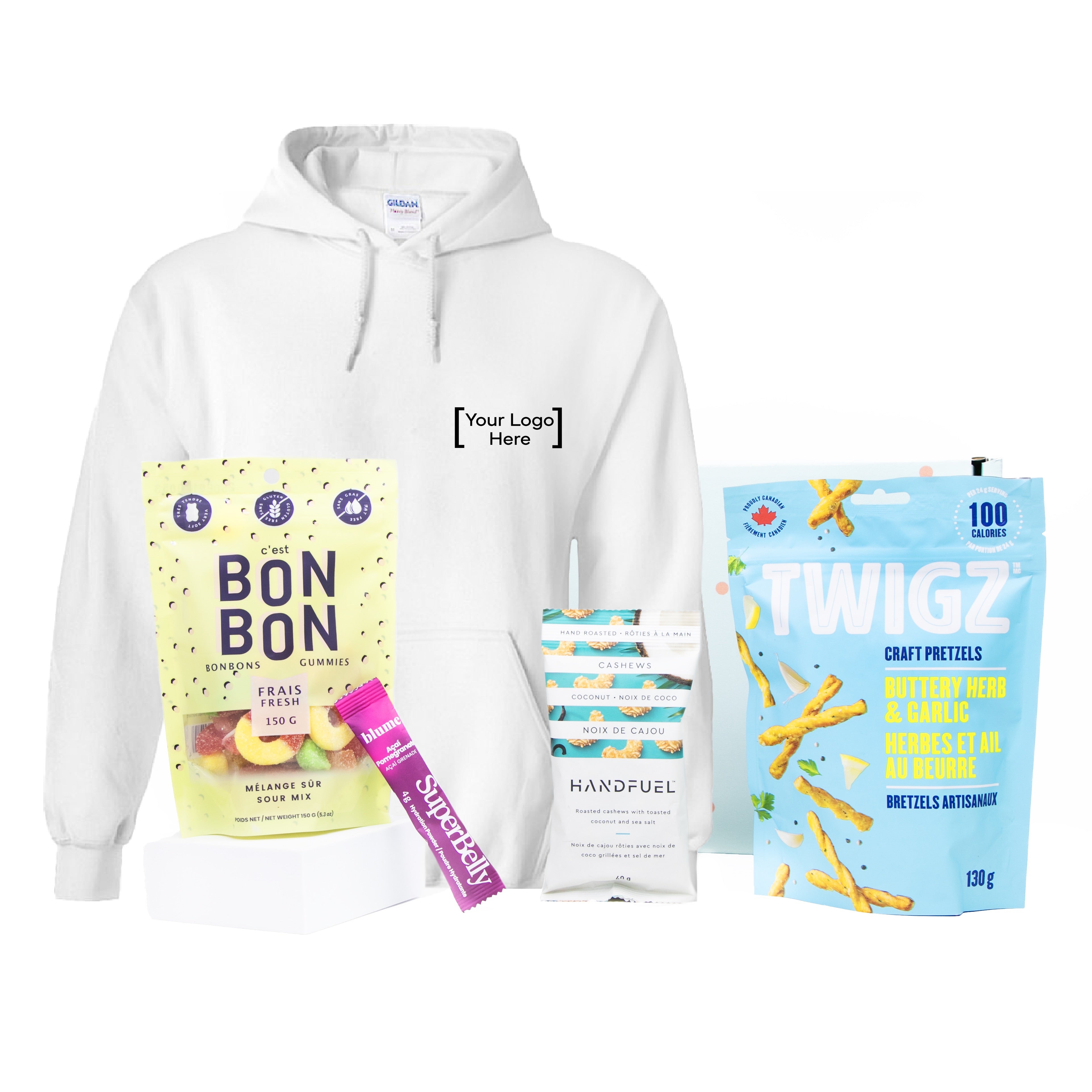 On Demand Custom Hoodie Snack Kit – Foodiepages